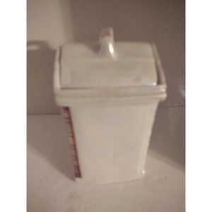 White Block | Kitchen | Coffee White Block Germany Canister Jar ...